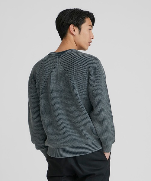 BATONER（バトナー）の「【BATONER】SIGNATURE FADED COLOR CREW NECK/シグネチャーフェイデッドカラークルーネック/BN-20SM-005（ニット ...