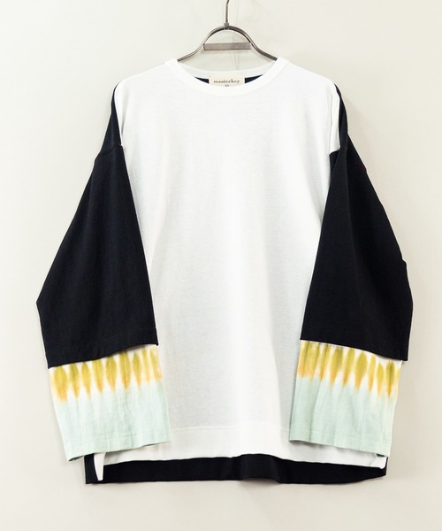 masterkey（マスターキー）の「masterkey マスターキー / NOROSHI タイダイ染めスリーブビッグシルエットカットソー ...