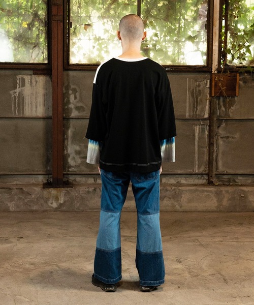 masterkey（マスターキー）の「masterkey マスターキー / NOROSHI タイダイ染めスリーブビッグシルエットカットソー ...