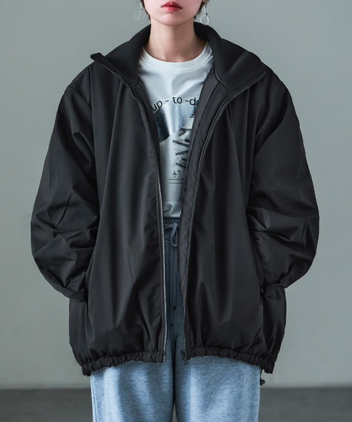 セール】ビッグカラー 中綿バルーンジャケット（ダウンジャケット