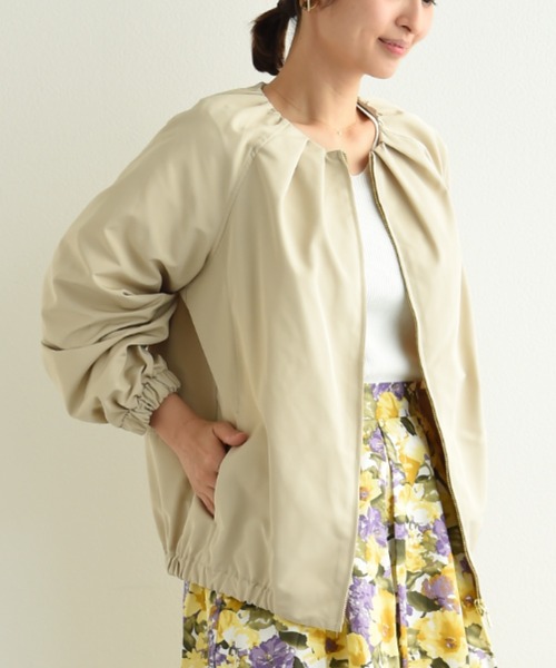 INTERPLANET（インタープラネット）の「フロントZIPクロスブルゾン（ブルゾン）」 - WEAR