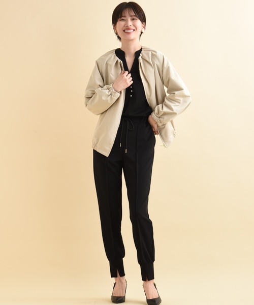 INTERPLANET（インタープラネット）の「フロントZIPクロスブルゾン（ブルゾン）」 - WEAR