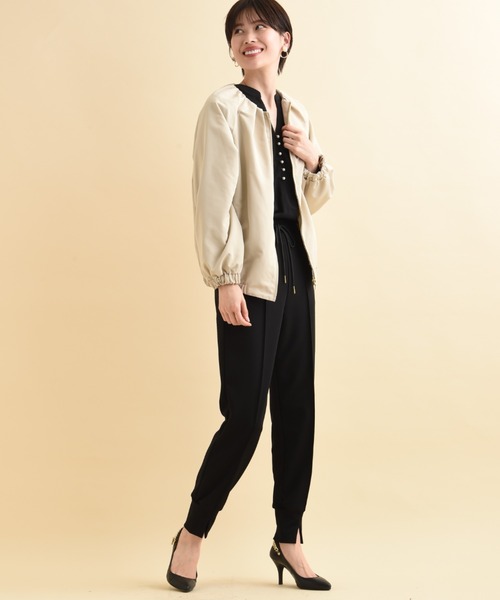 INTERPLANET（インタープラネット）の「フロントZIPクロスブルゾン（ブルゾン）」 - WEAR