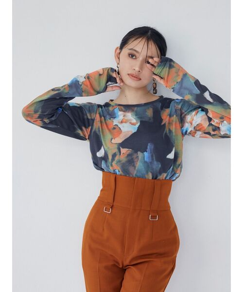 MURUA（ムルーア）の「サムホールトップス【WEB限定ロンTEE】（Tシャツ/カットソー）」 - WEAR