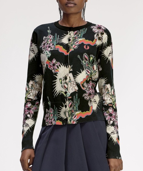 FRED PERRY（フレッドペリー）の「Amy Winehouse Printed Cardigan／エイミー・ワインハウス プリント ...