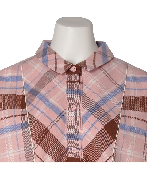 キッドブルー -25ネルチェック -長袖パジャマ -KNCK544 -kidblue