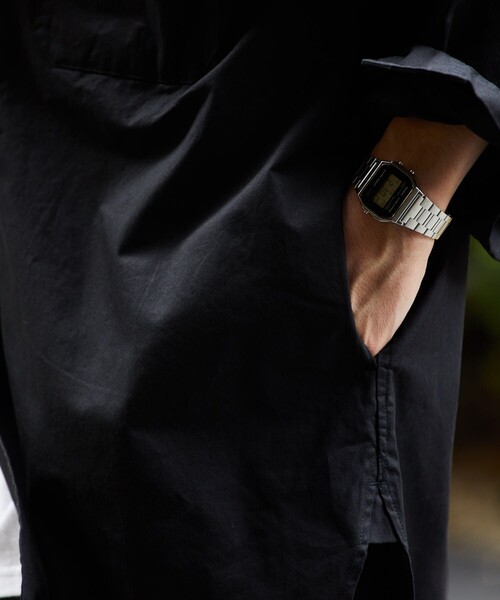 FREAK'S STORE（フリークスストア）の「KONECO/コネーソ 別注 グランパシャツ ロングスリーブ/ノーカラー/バンドカラー ...