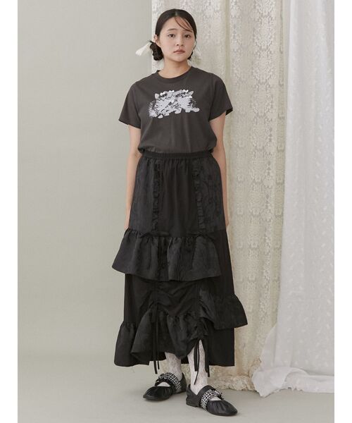 merry jenny（メリージェニー）の「CAT ribbon Tee（Tシャツ/カットソー）」 - WEAR