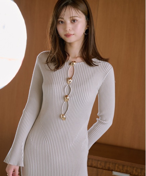 【ブランド古着】ニットワンピース（ワンピース）｜SNIDEL（スナイデル）のファッション通販 - ZOZOUSED