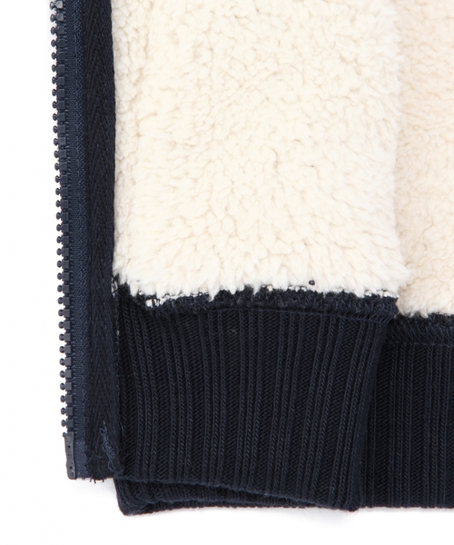 coen（コーエン）の「【coen kids】パイル裏ボアジップパーカー(100～150cm)（ブルゾン）」 - WEAR