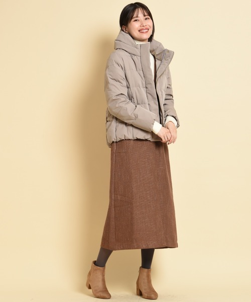 INTERPLANET（インタープラネット）の「Vネックツイードワンピース（ジャンパースカート）」 - WEAR