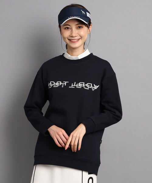 adabat（アダバット）の「 【ADBT】ロゴデザイン 長袖トレーナー（スウェット）」 - WEAR