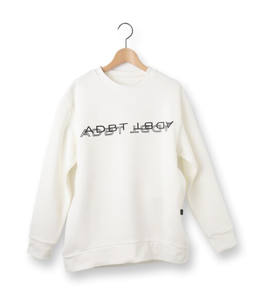 adabat（アダバット）の「 【ADBT】ロゴデザイン 長袖トレーナー（スウェット）」 - WEAR