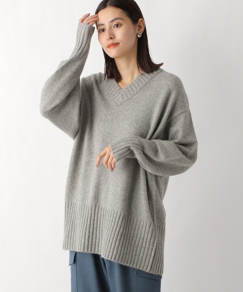 LEPSIM（レプシィム）の「5ゲージアンゴラミックスVチュニック 984151（ニット/セーター）」 - WEAR