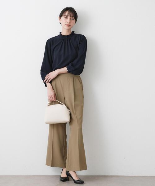 入卒/セレモニー/セットアップ可能】フレアシルエットパンツ（その他