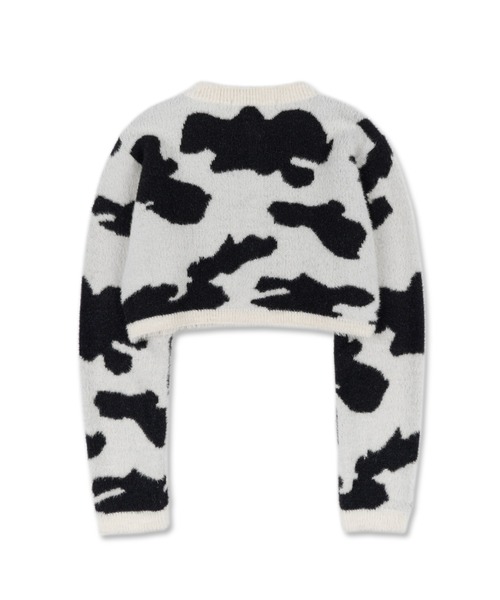 SCULPTOR（スカルプター）の「MOO FUZZY CROP CARDIGAN/モーファジークロップカーディガン（カーディガン/ボレロ ...