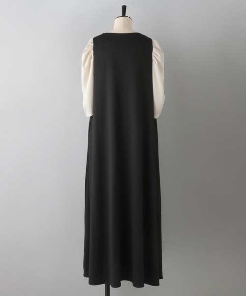 e/rm（イーアールエム）の「【e/rm】テクスチャーカタパフワンピース_5分袖（ワンピース）」 - WEAR