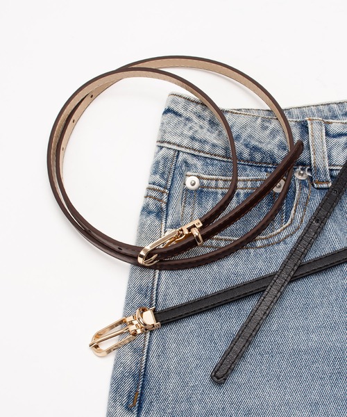 SVEC（シュベック）の「ゴールドバックル ナローベルト（ベルト）」 - WEAR