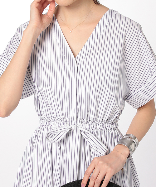 ETRE TOKYO（エトレトウキョウ）の「タイプライターフレアーワンピース（ワンピース）」 - WEAR