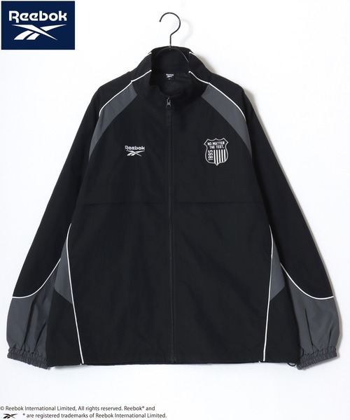 Reebok（リーボック）の「Reebok/リーボック Game Shirt Track Jacket/オーバーサイズ ナイロン ゲームシャツ ...