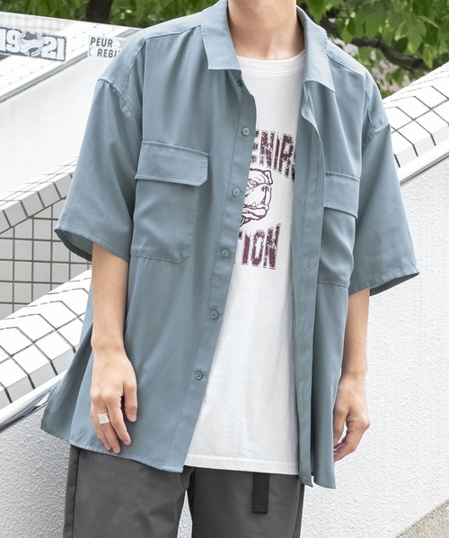 PairPair（ペアペア）の「BIGポケットルーズシャツ（ユニセックス）（シャツ/ブラウス）」 - WEAR