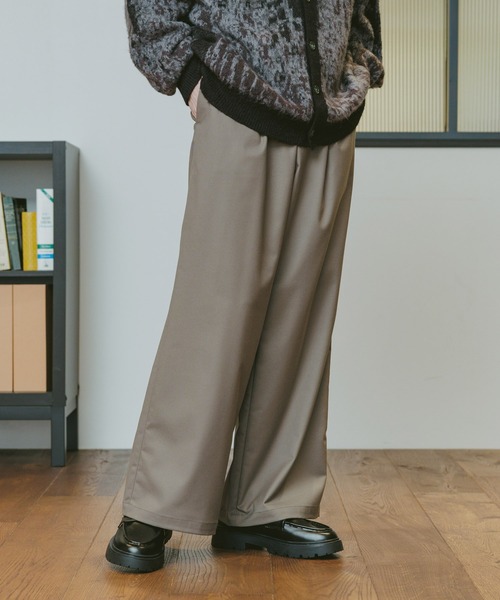 セール】TRストレッチ/バギーワイドパンツ（スラックス）｜RAGEBLUE