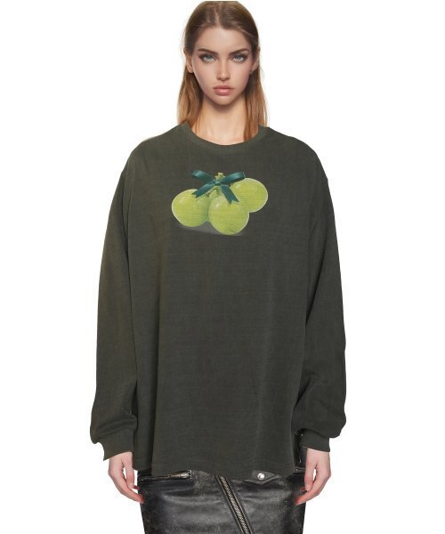 Ep.6 Long sleeve T-shirts Dark gray top No.11 (Shine muscat)（Tシャツ/カットソー ...