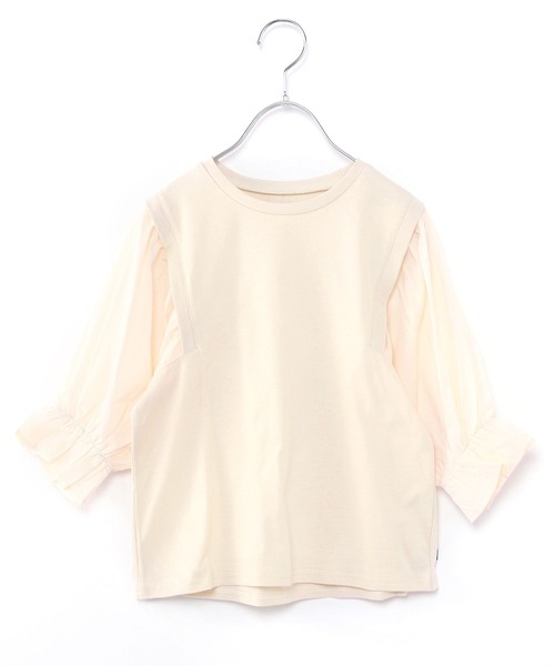 GLOBAL WORK（グローバルワーク）の「キッズ/袖フハクボリュームスリーブ7分袖/272237（Tシャツ/カットソー）」 - WEAR