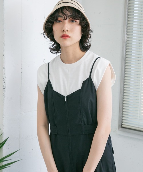 KBF（ケイビーエフ）の「『UR TECH ひやサラクール』ショルダータックカットソー（Tシャツ/カットソー）」 - WEAR