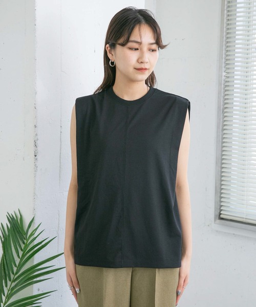 KBF（ケイビーエフ）の「『UR TECH ひやサラクール』ショルダータックカットソー（Tシャツ/カットソー）」 - WEAR