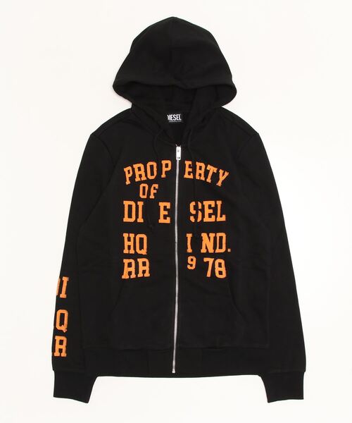 【ブランド古着】ジップアップパーカー（パーカー）｜DIESEL（ディーゼル）のファッション通販 - ZOZOUSED