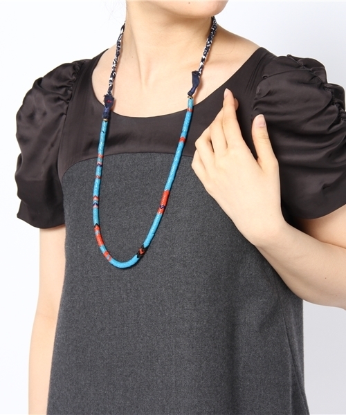 Demi-Luxe BEAMS（デミルクス ビームス）の「 mikia / バンダナビーズ ネックレス（ネックレス）」 - WEAR