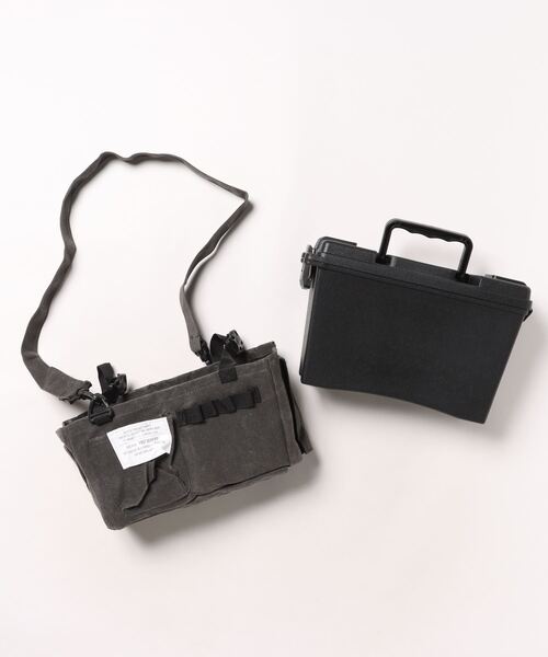 POST GENERAL（ポストジェネラル）の「【POST GENERAL/ポストジェネラル】ワックスドキャンバス アンモツールボックス /#P/G 141（ショルダーバッグ）」 - WEAR