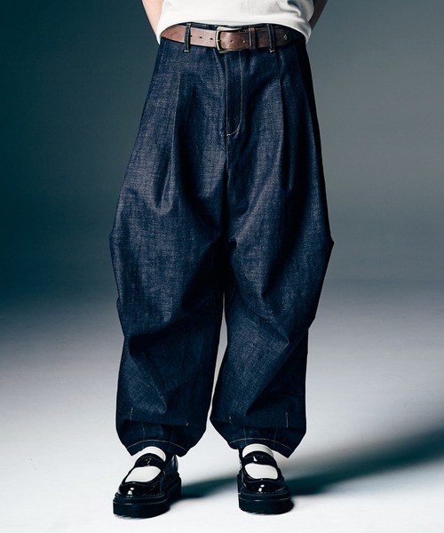 Crossover Tuck Pants / クロスオーバータックパンツ（その他パンツ）｜glamb（グラム）のファッション通販 - ZOZOTOWN