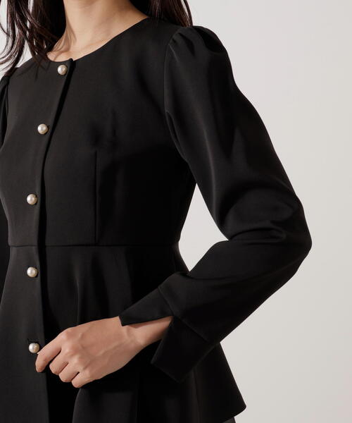 ペプラムジャケット / 1216155001（セットアップ）｜PROPORTION BODY
