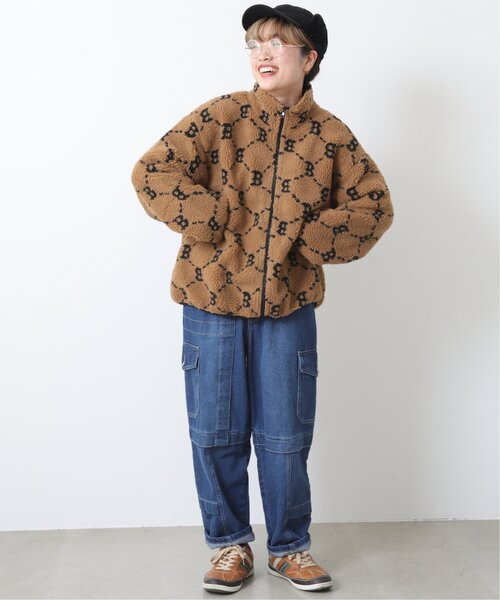 RAY CASSIN（レイカズン）の「総柄ボアブルゾン（ブルゾン）」 - WEAR