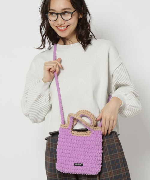 niko and...（ニコアンド）の「オリジナル2WAYニットショルダーバッグ（ショルダーバッグ）」 - WEAR