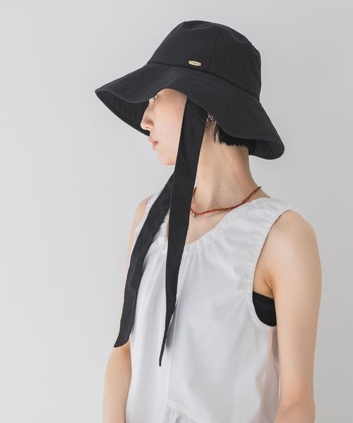JEANASIS（ジーナシス）の「リボンツキツバヒロ HAT/459389（ハット）」 - WEAR