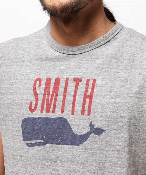 BARNS OUTFITTERS（バーンズアウトフィッターズ）の「【新色追加】【BARNS/バーンズ】別注プリントTEE SMITH＜店頭商品 ...