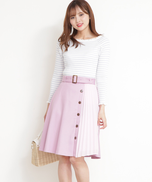 EDIT COLOGNE（エディットコロン）の「《EDIT COLOGNE》フリルエッジリブニット（ニット/セーター）」 - WEAR