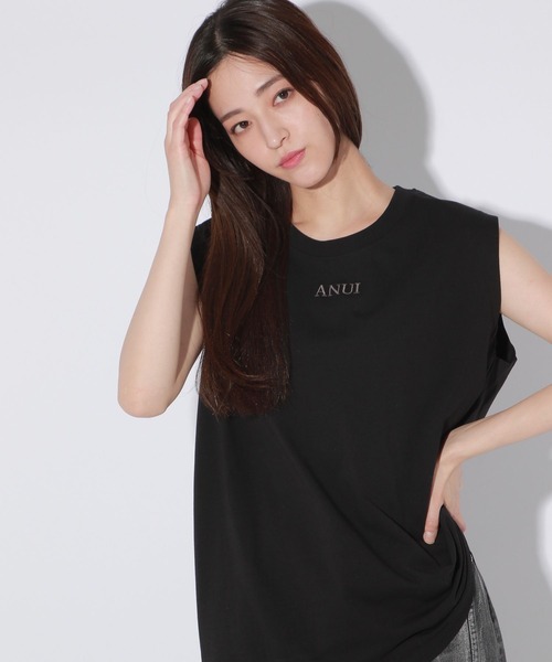 Anui（アニュイ）の「【UNISEX】AnuiロゴノースリーブTシャツ（Tシャツ/カットソー）」 - WEAR