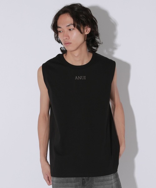 Anui（アニュイ）の「【UNISEX】AnuiロゴノースリーブTシャツ（Tシャツ/カットソー）」 - WEAR