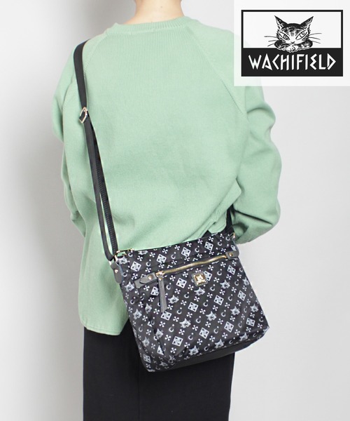 わちふぃーるど（ワチフィールド）の「【わちふぃーるど】WACHIFIELD 猫のダヤン 軽撥水加工 ショルダーバッグ ハンドバッグ WTSK-03（ショルダーバッグ）」 - WEAR