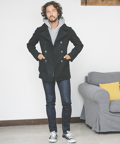 mj4920-ミドル丈メルトンPコート（ピーコート）｜CAMBIO（カンビオ）のファッション通販 - ZOZOTOWN