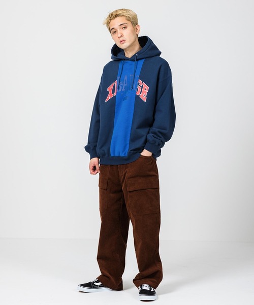 XLARGE（エクストララージ）の「PATCHWORK PULLOVER HOODED SWEAT