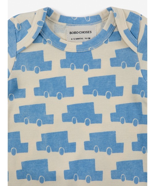 BOBO CHOSES（ボボショース）の「Cars all over overall（ロンパース）」 - WEAR