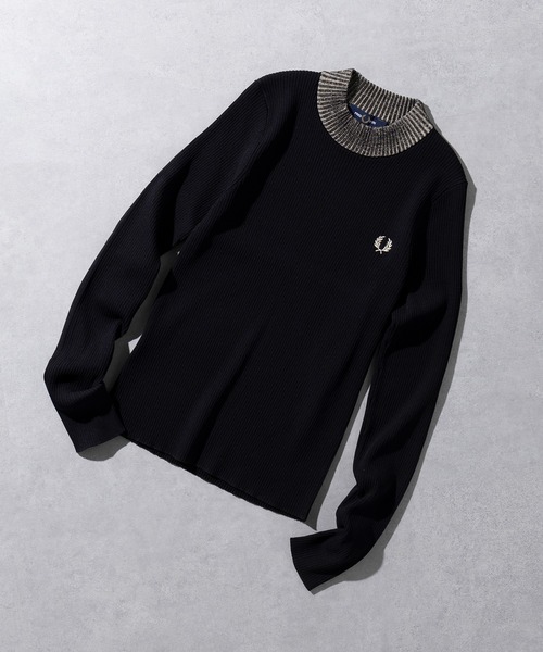 FRED PERRY（フレッドペリー）の「【FRED PERRY】Space Dye Ribbed Jumper K8102（ニット/セーター ...