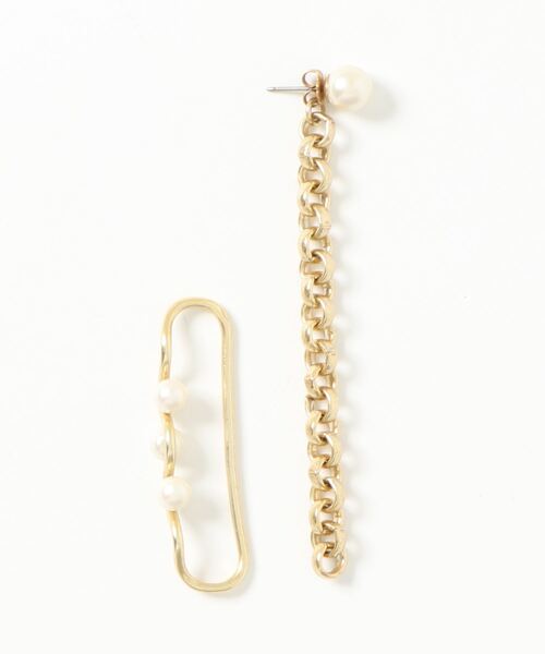 AMERI（アメリ）の「PEARL PIERCE SET EAR CUFF（ピアス（片耳用））」 - WEAR