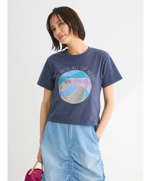 Green Parks（グリーンパークス）の「・Double FlagsヴィンテージライクプリントT（Tシャツ/カットソー）」 - WEAR