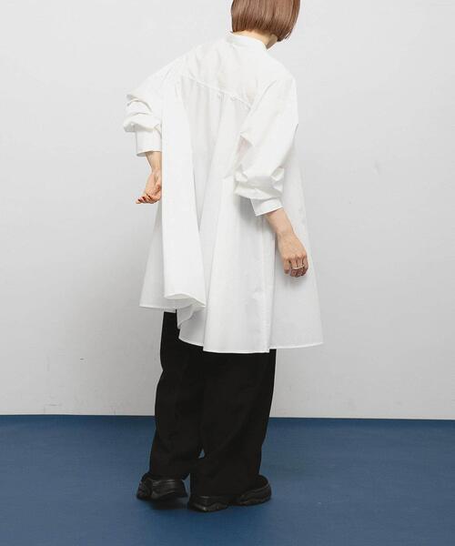 KBF（ケイビーエフ）の「WIDEフレアミニシャツワンピース（ワンピース）」 - WEAR